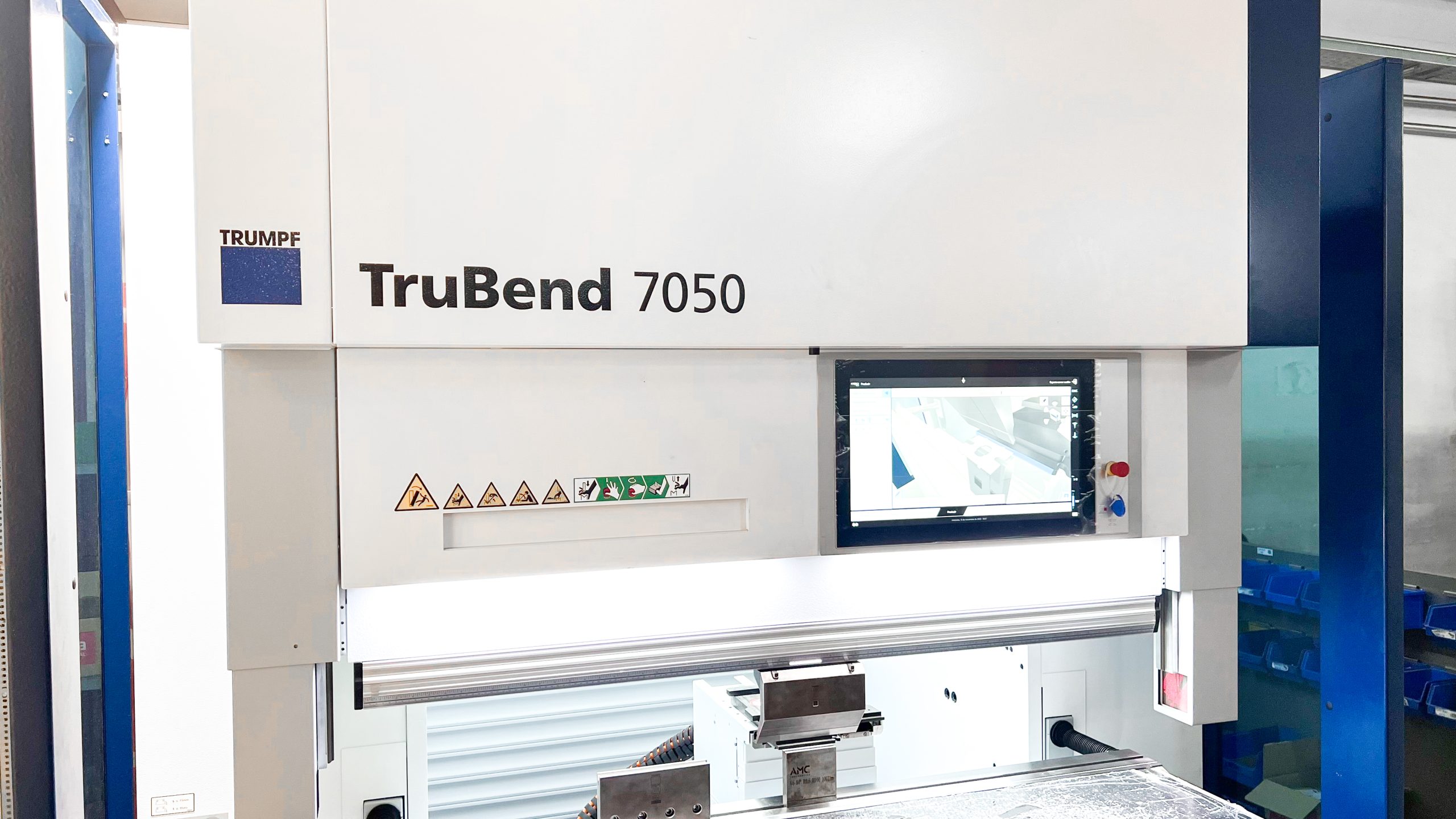New TruBend 7050 bending machine from Trumpf - Porinox SL