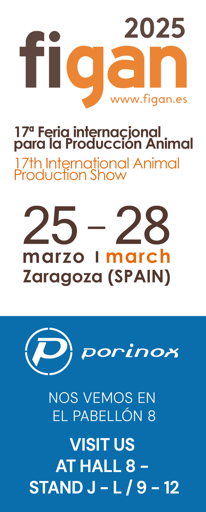 FIGAN 2025 is waiting for us: Visit us at our stand! - Porinox SL
